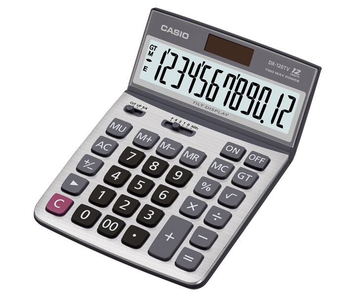 DX-120TV | OFFICE | Calculators | CASIO