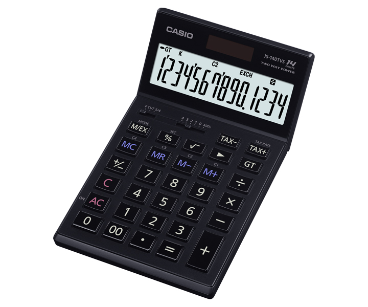 JS-140TVS-BK | HEAVY DUTY Calculators | OFFICE | Calculators | CASIO