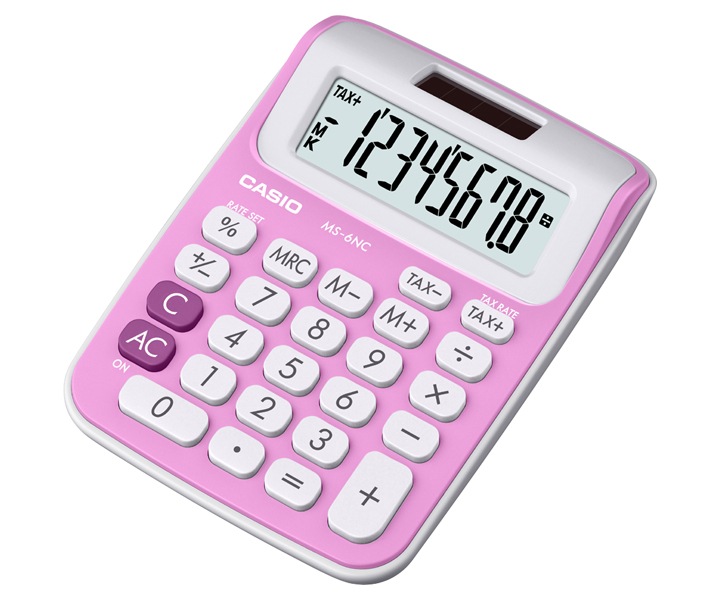 MS-6NC-PK | My Color Selection | HOME | Calculators | CASIO