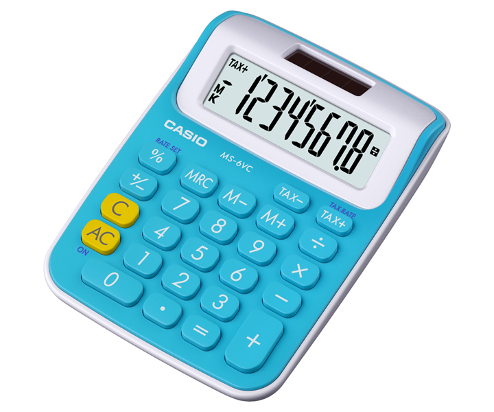 MS-6VC-BU | HOME | Calculators | CASIO