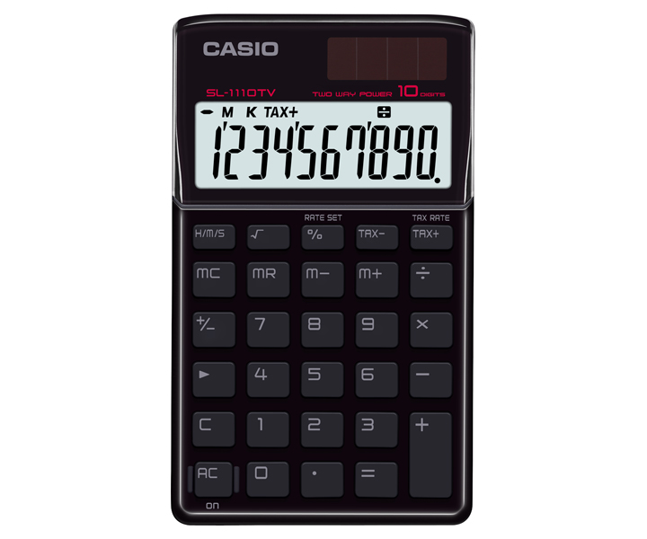 SL-1110TV-BK | TRAVEL | Calculators | CASIO